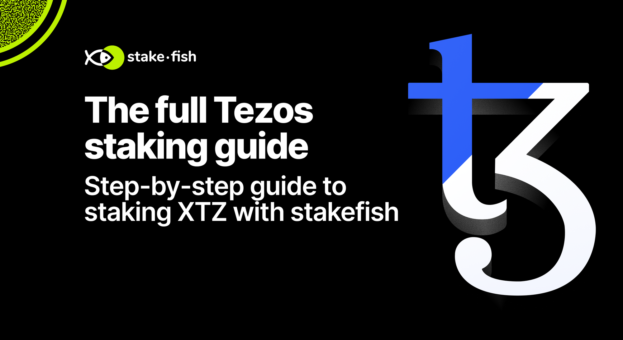 How to Stake Tezos (XTZ) with stakefish